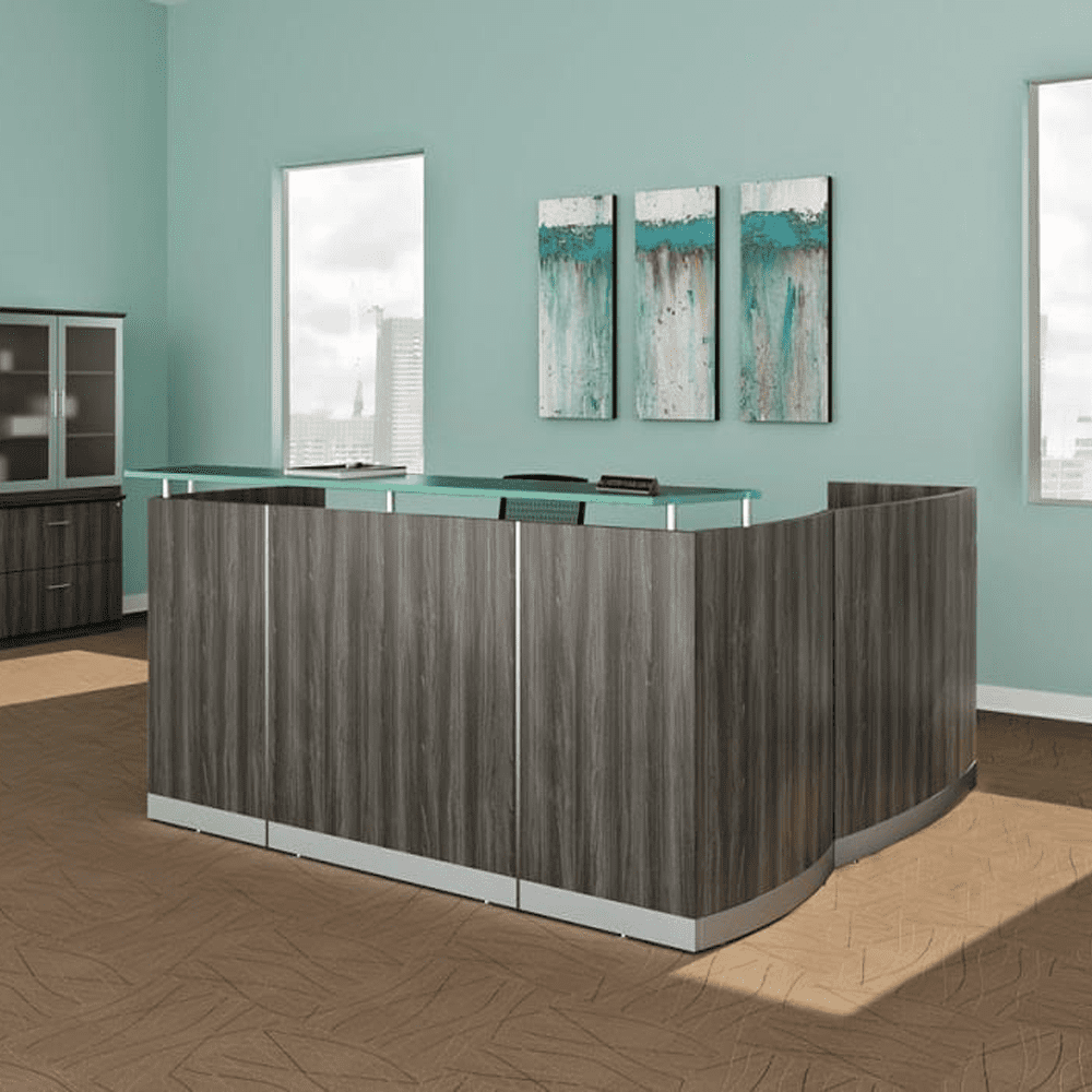 Molina L-Shaped Reception Station Available at Arnold's!