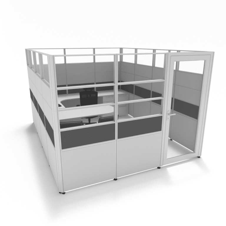 9'x12' Private Enclosed Office Cubicles With Door | Shop Today