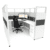 Tall Office Cubicles | Shop High Wall Workstations & Cubicles