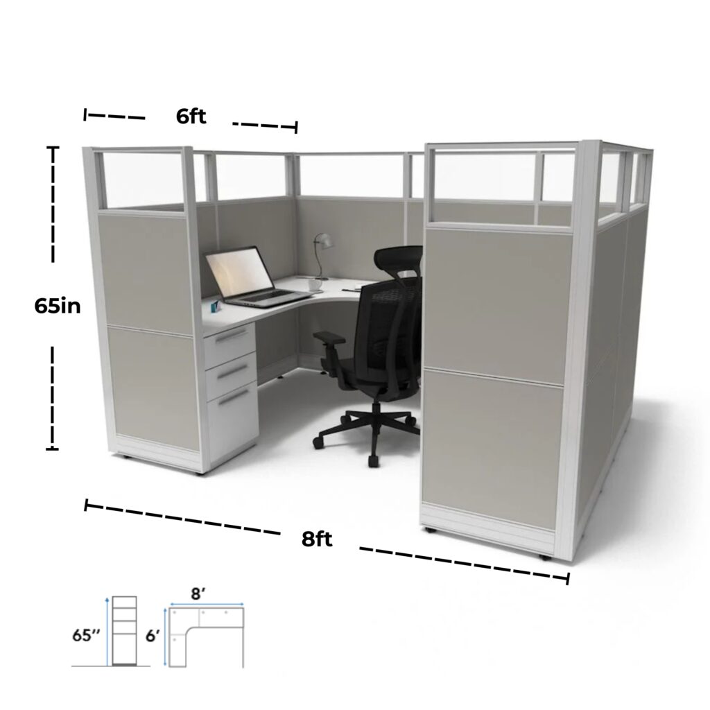 8'x6' 65-Inch High Sunline Select Cubicles for Sale | Shop Cubicles