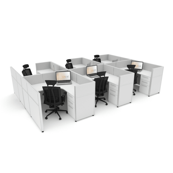 Shop 5'x5' 41-Inch High Sunline Sliding Cubicles