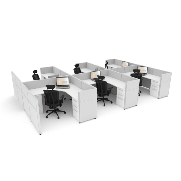 Shop 6'x6' 41-Inch High Sunline Sliding Cubicles