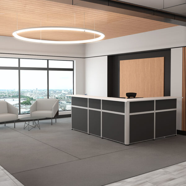 Sunline I Reception Station Available at Arnold's Office Furniture