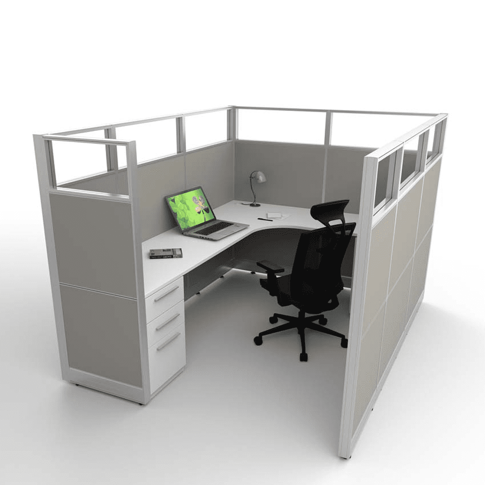 Tall Office Cubicles | Shop High Wall Workstations & Cubicles