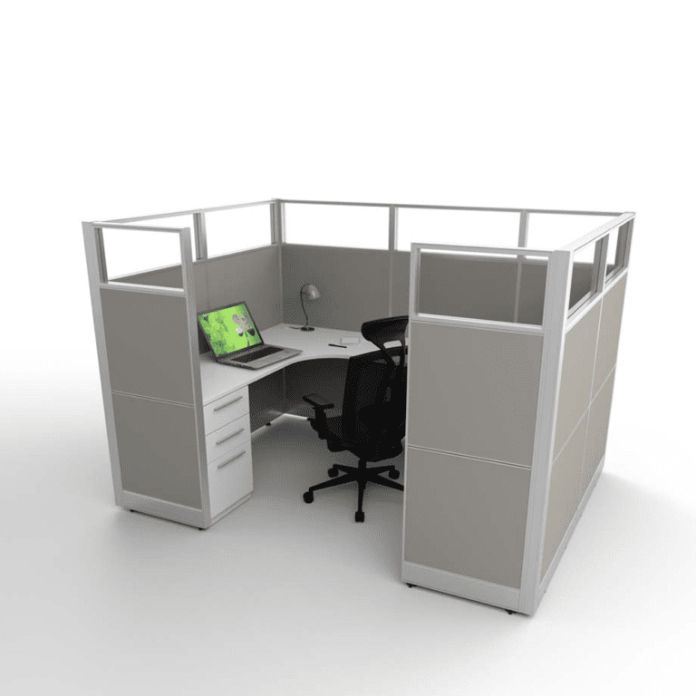 Tall Office Cubicles | Shop High Wall Workstations & Cubicles