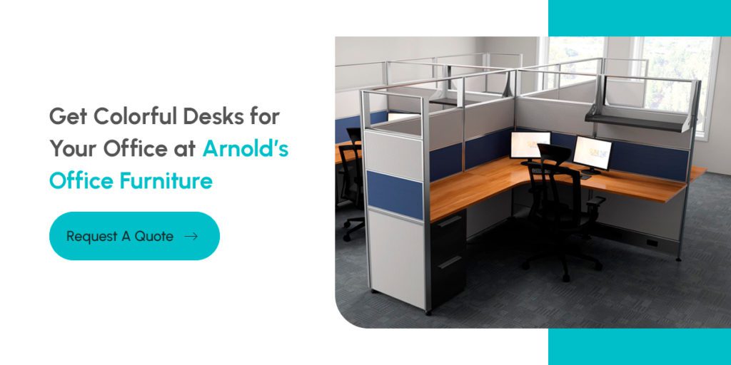 The Best Colors for Office Desks - Arnolds Office Furniture