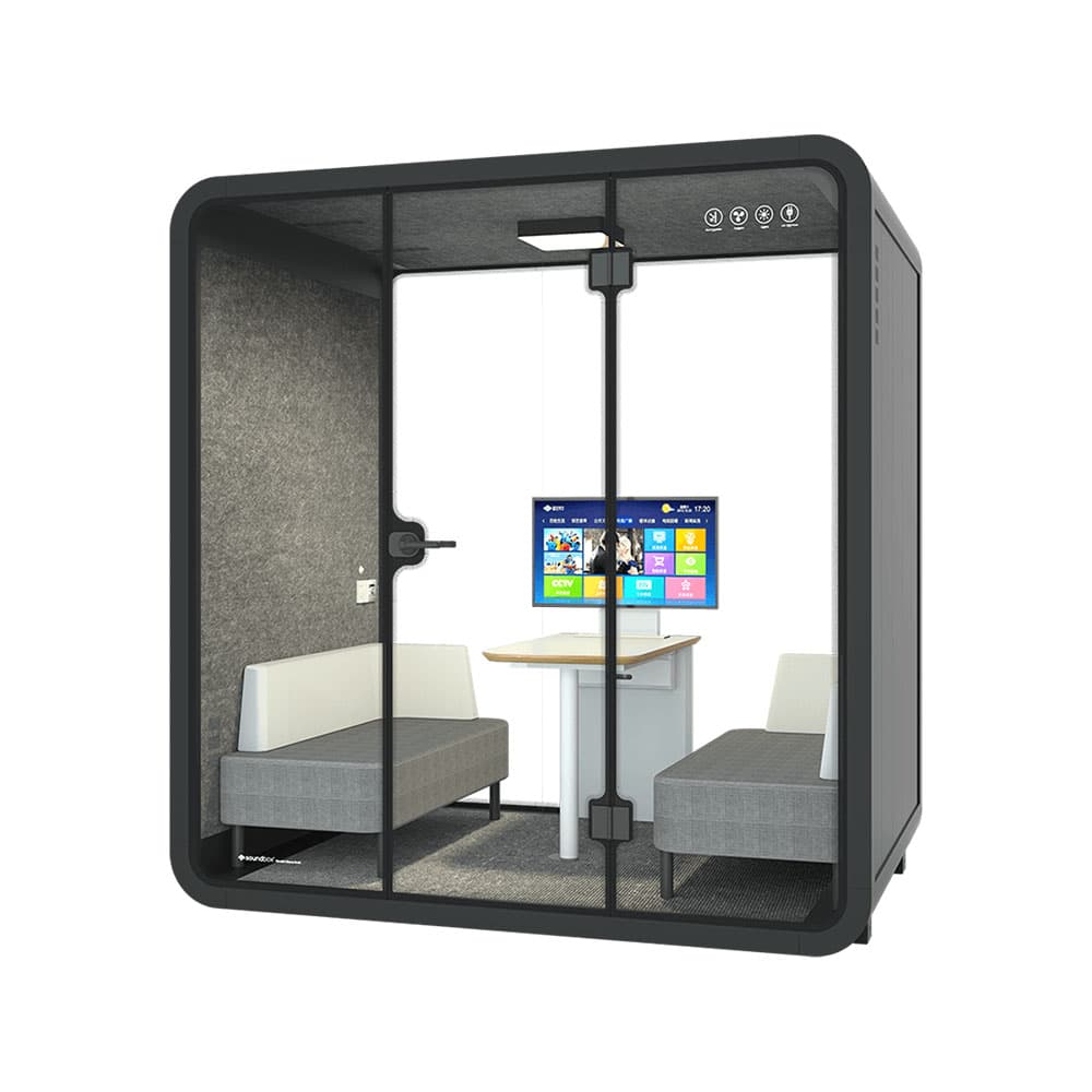 2-4 Person Privacy Booth | Arnold's Office Furniture