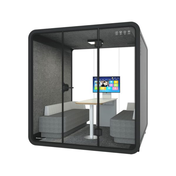 4-6 Person Privacy Booth | Arnold's Office Furniture