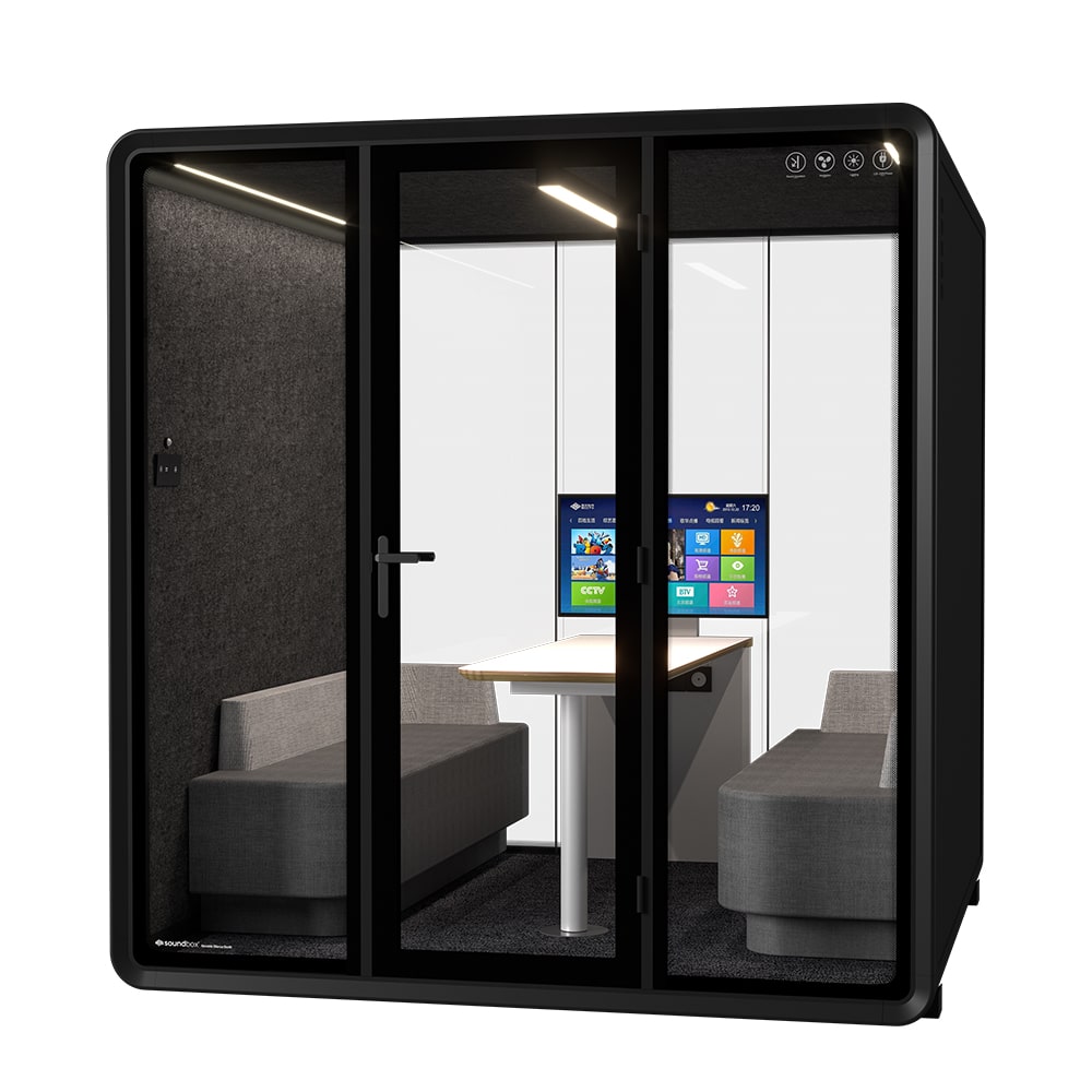 4-6 Person Privacy Booth (XL) - Arnolds Office Furniture