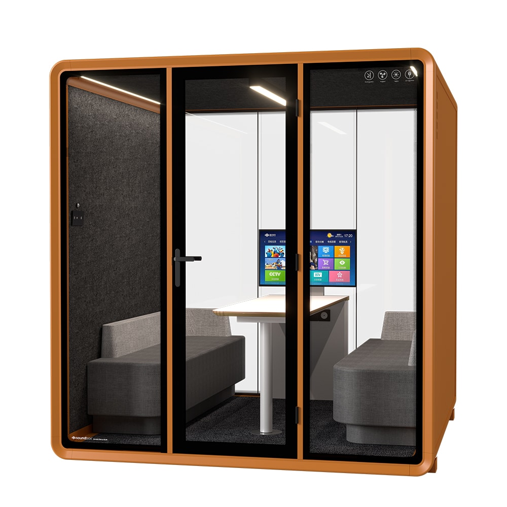 4-6 Person Privacy Booth (XL) - Arnolds Office Furniture