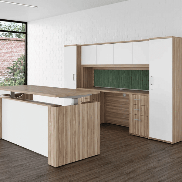 Sit Stand Cubicle Desks | Shop Height Adjustable Standing Desks