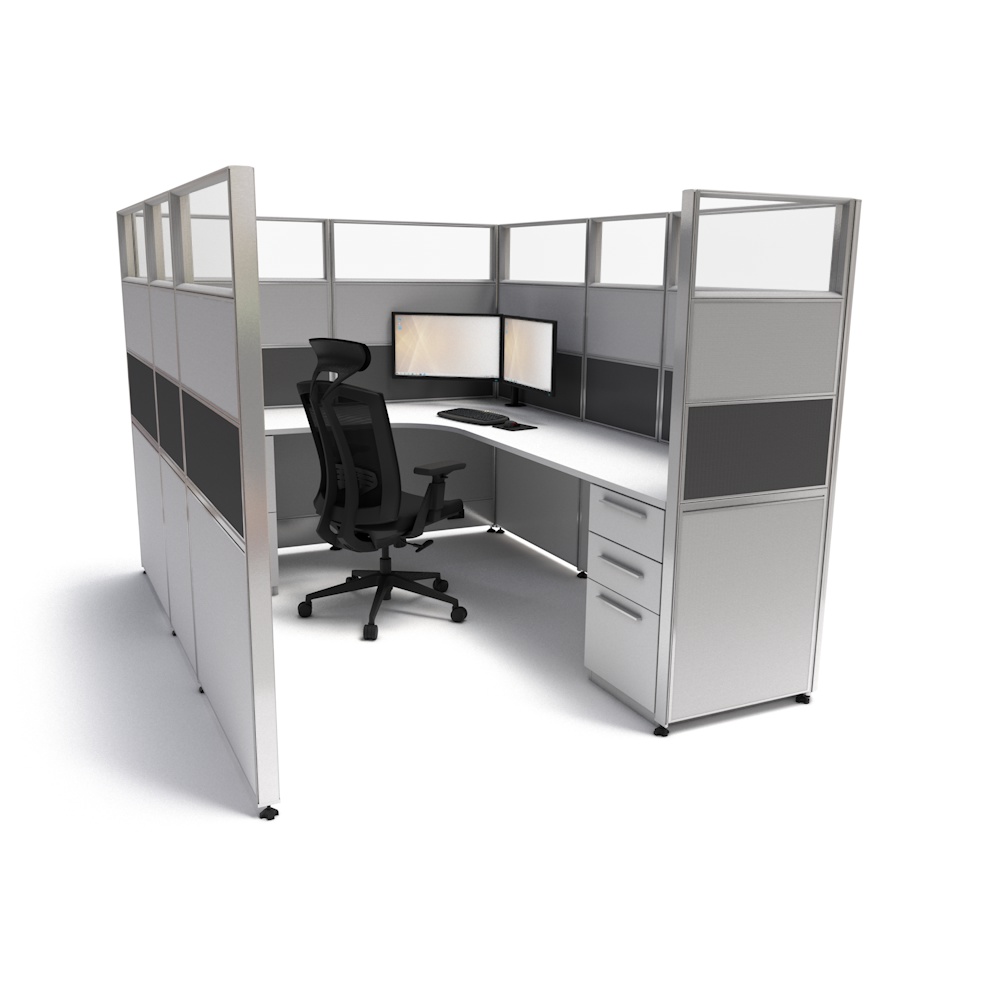 Tall Office Cubicles | Shop High Wall Workstations & Cubicles