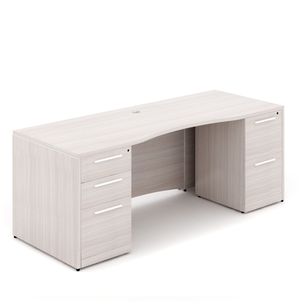 CDF U-Shaped Bow Front Desk | Arnold's Office Furniture